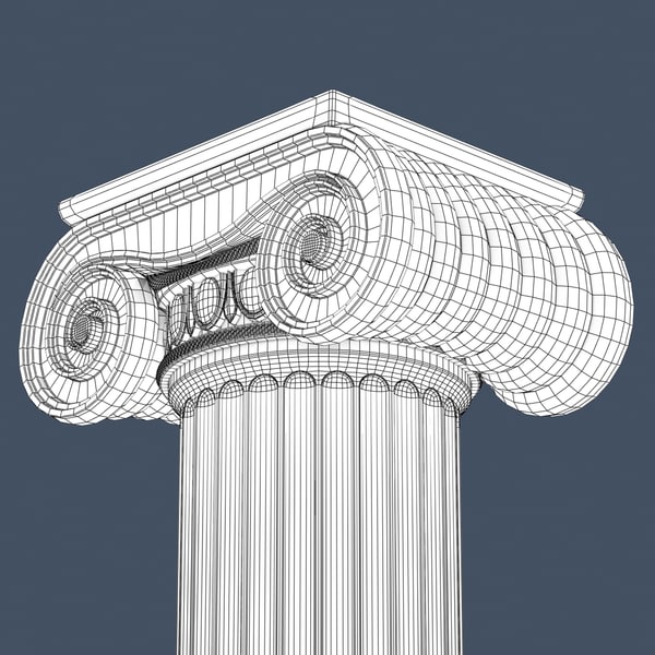 3ds max capital column