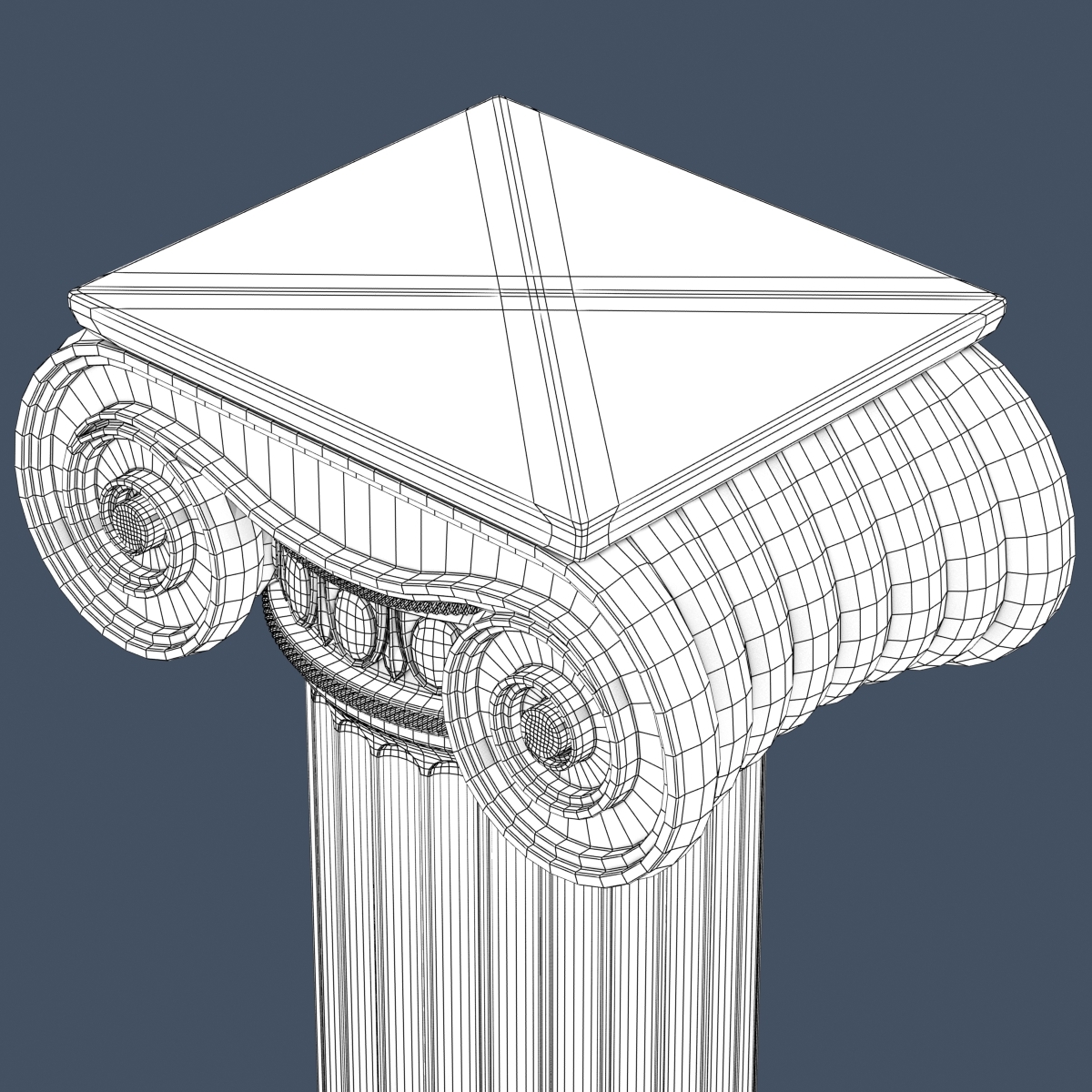 3ds max capital column
