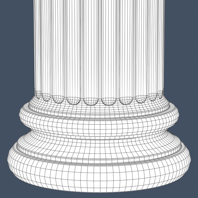 3ds max capital column
