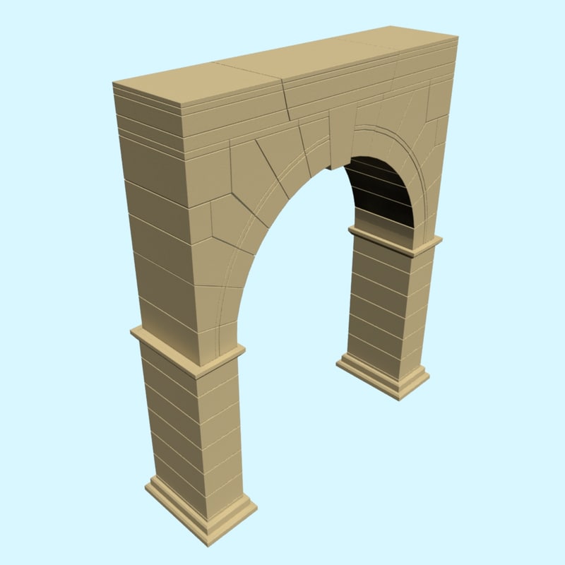 3d arch opensubdiv model