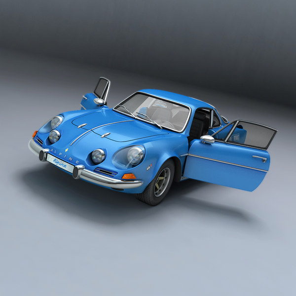renault alpine 110 3d model