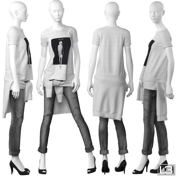 3d model man mannequin