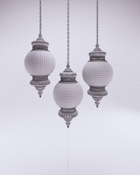 turkish lamp 3d model