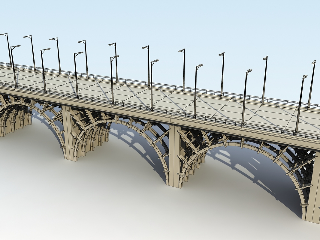 3d bridge modules model