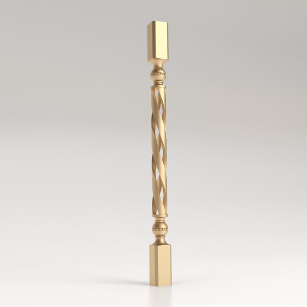3dsmax balusters stairs stl