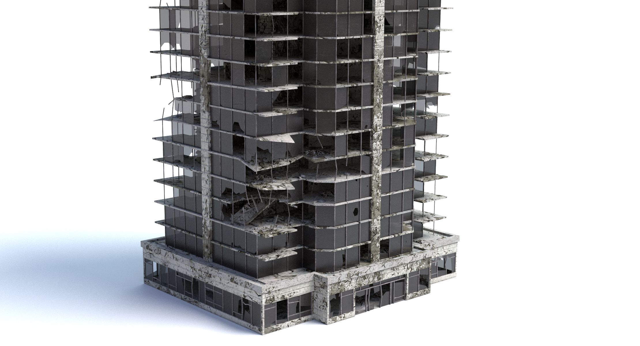 max destroyed glass building