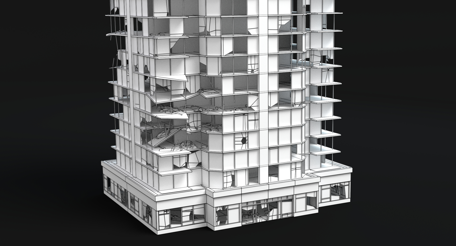 max destroyed glass building