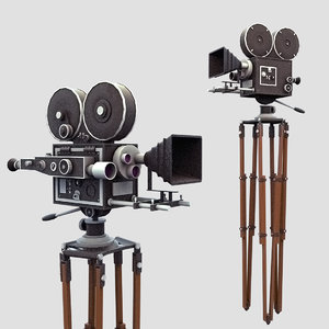 Professional Movie Camera 3D Models for Download | TurboSquid