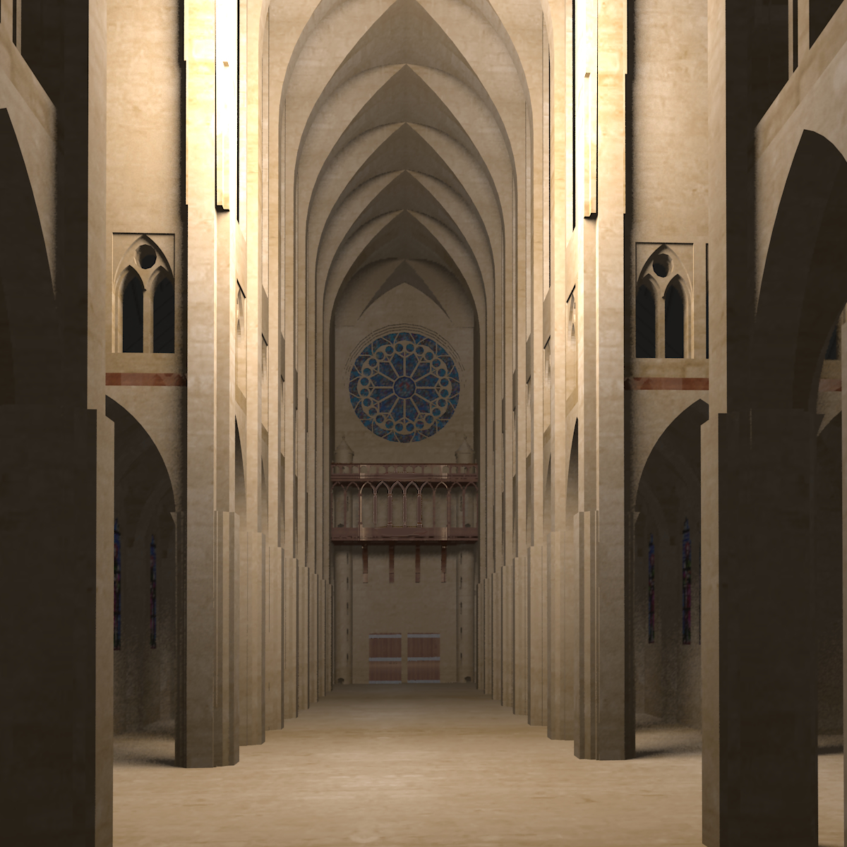 3d max gothic cathedral