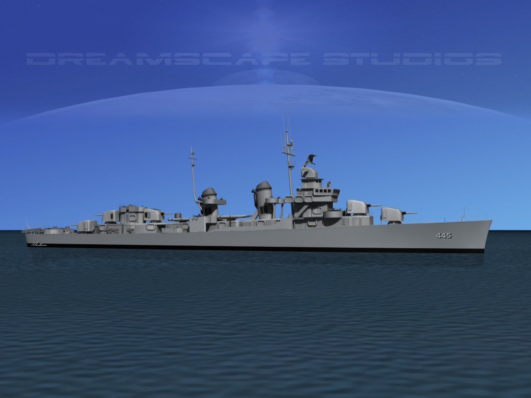 anti-aircraft fletcher class destroyers 3ds