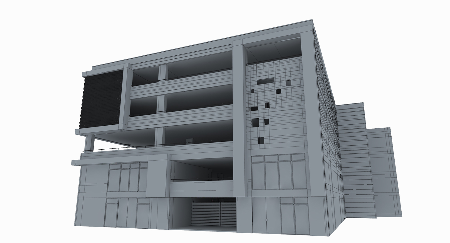 parking building 3d model