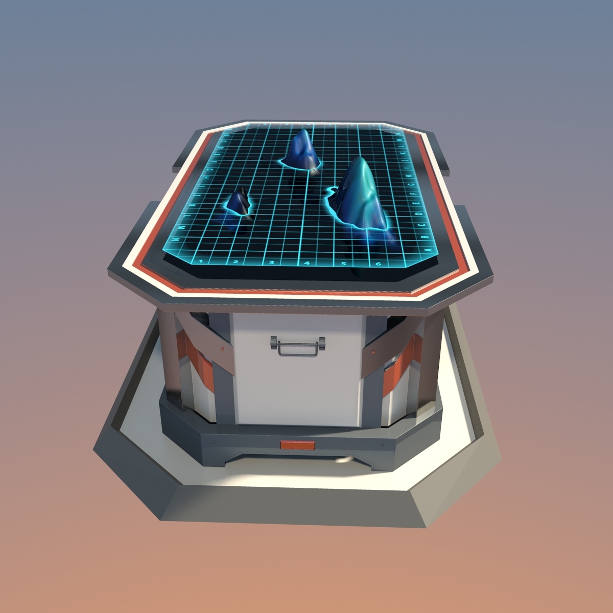 max futuristic small table