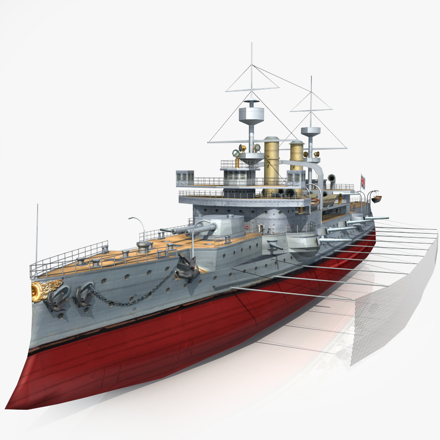 hms triumph battleship 3d max
