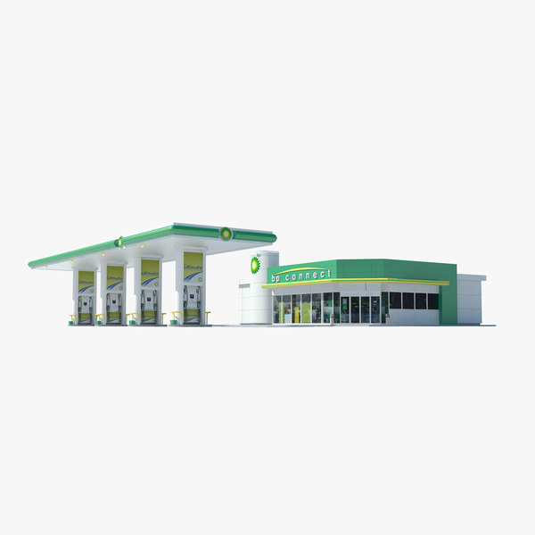 Gas Station 3D Models for Download | TurboSquid