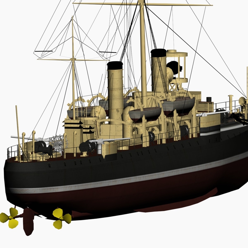 comet aviso imperial german 3d max