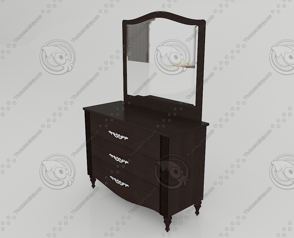 3d vanity table