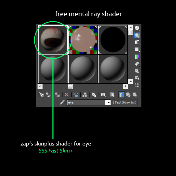 3d max realistic human eye