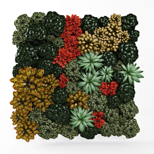 3d flower wall