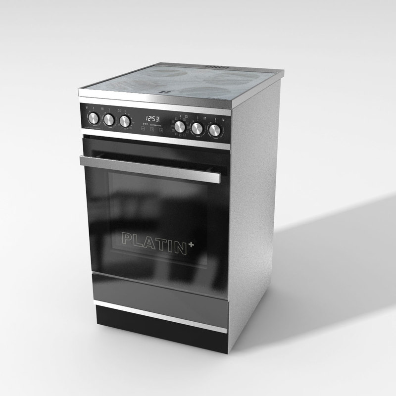 3d model electric stove