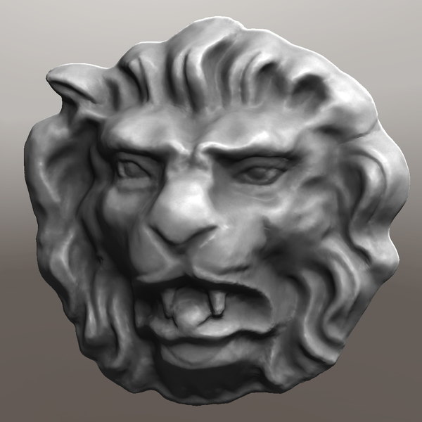 gargoyle face corner 3d model