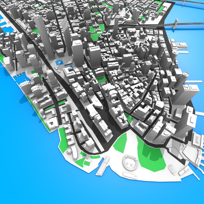 3d new york manhattan