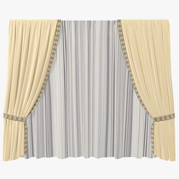 Free Curtain 3D Models for Download | TurboSquid