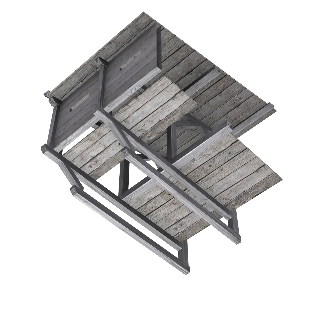 hoarding section 3d obj