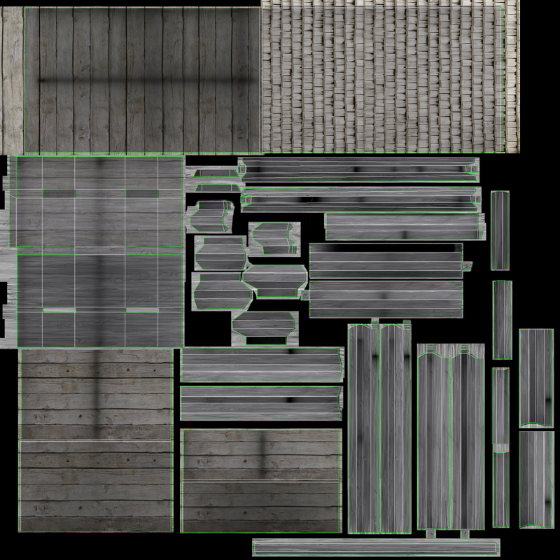 hoarding section 3d obj