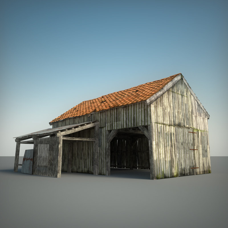 old barn 3d ma