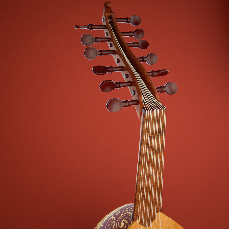 oud arabic instrument 3ds