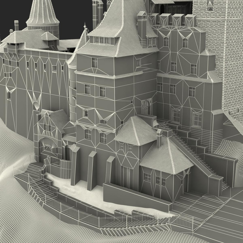 dracula castle bran c4d