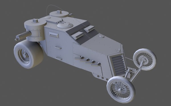 3dsmax armored car