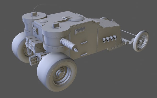 3dsmax armored car