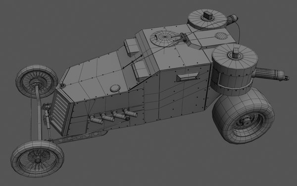 3dsmax armored car