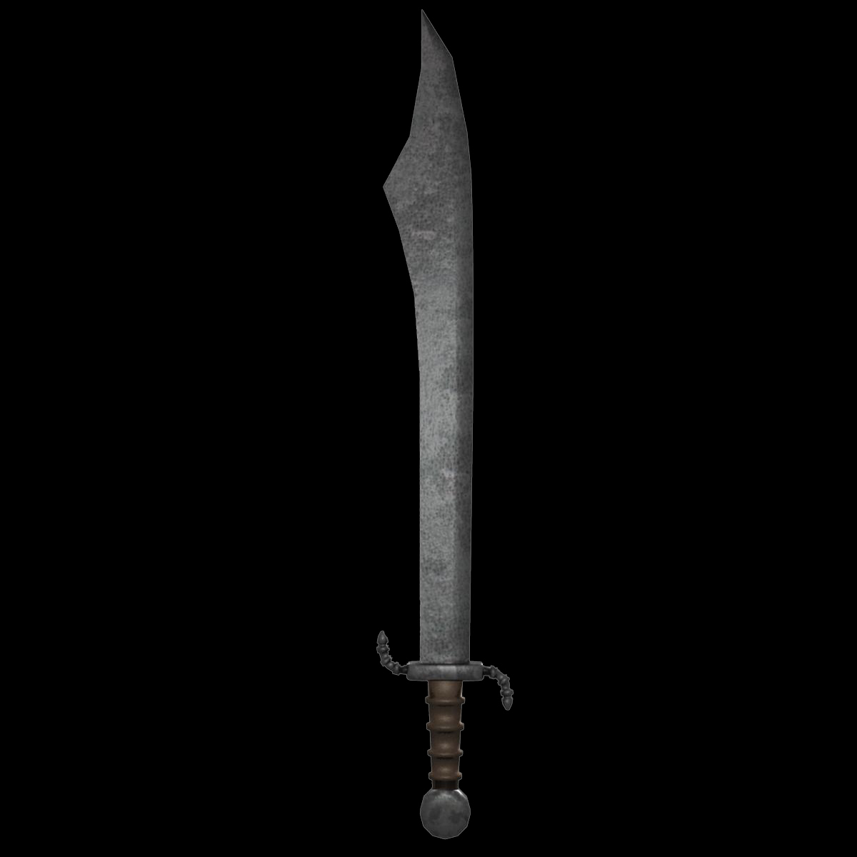 3d model medieval falchion