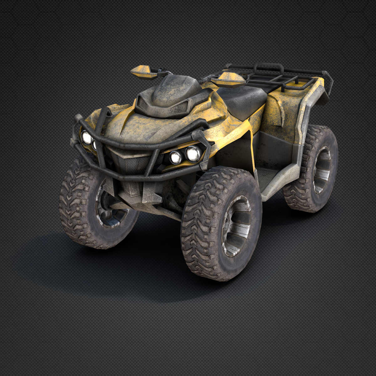 atv vehicle 3d 3ds