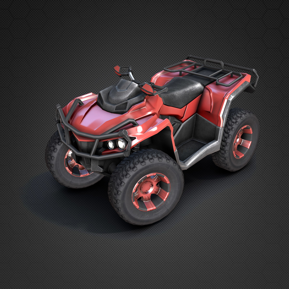 atv vehicle 3d 3ds
