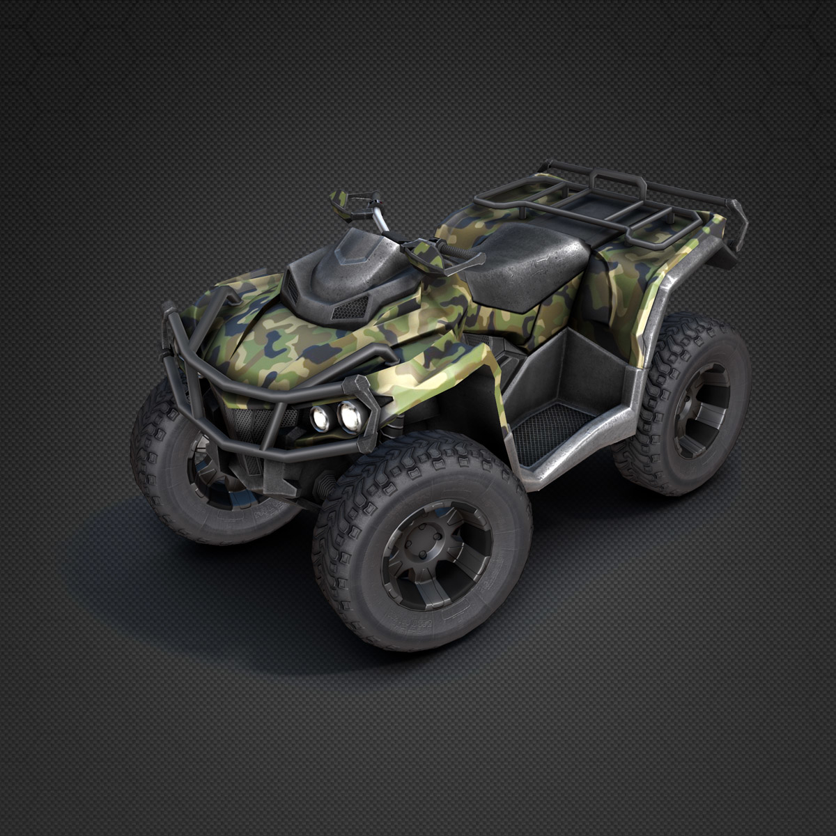 atv vehicle 3d 3ds