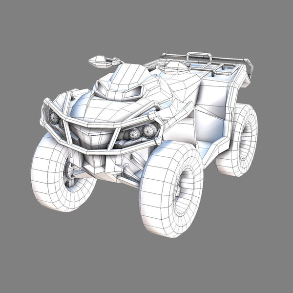 atv vehicle 3d 3ds