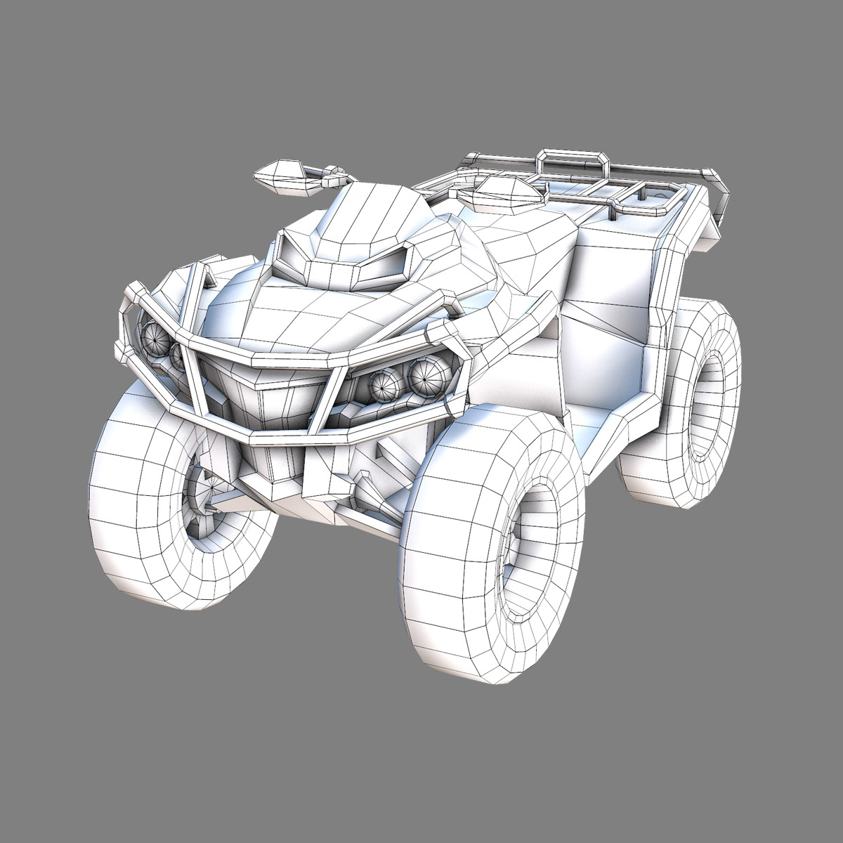 atv vehicle 3d 3ds
