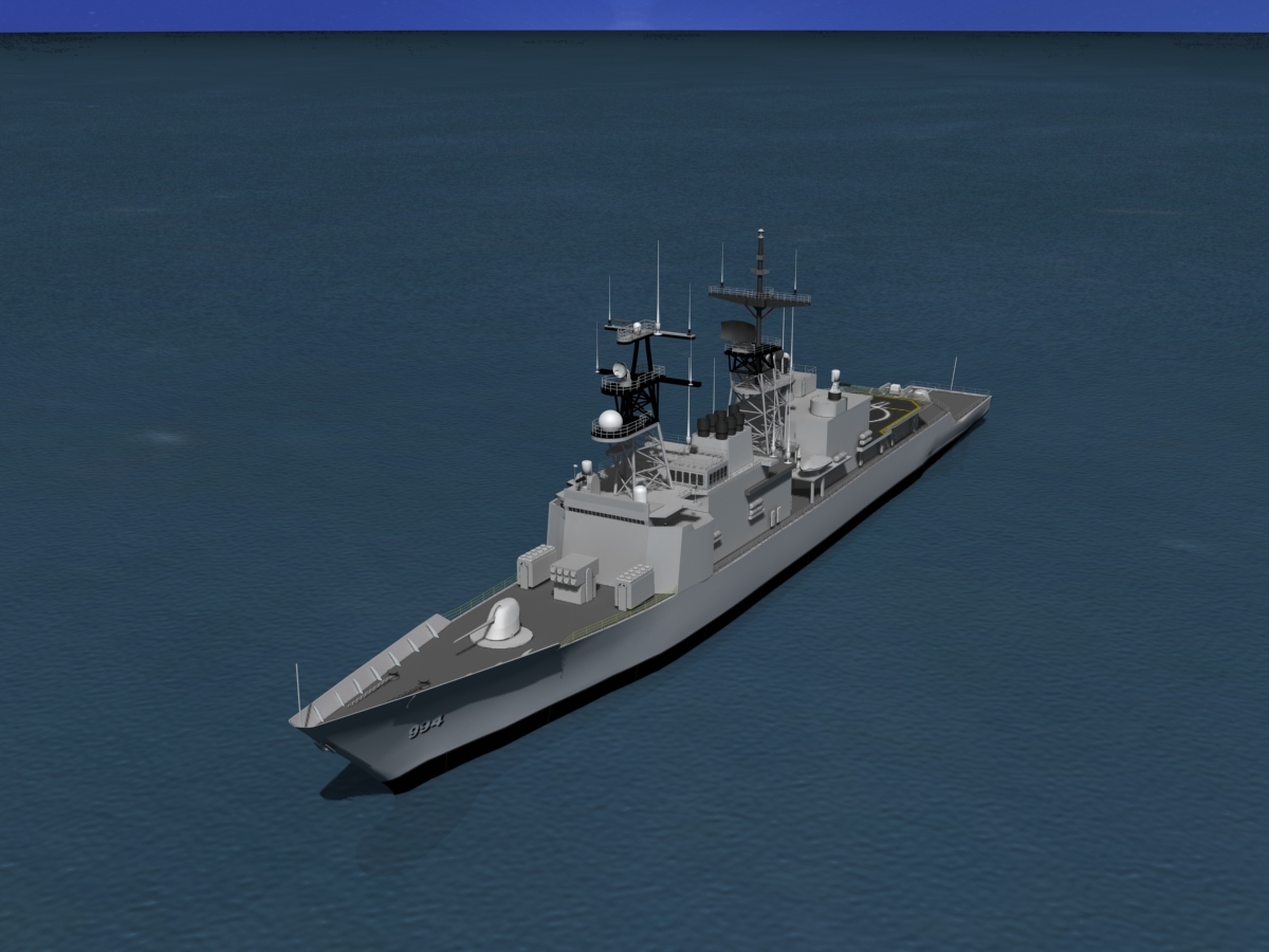Classe Kidd Destoyer DDG 994 USS Callaghan Modelo 3D - TurboSquid 906810