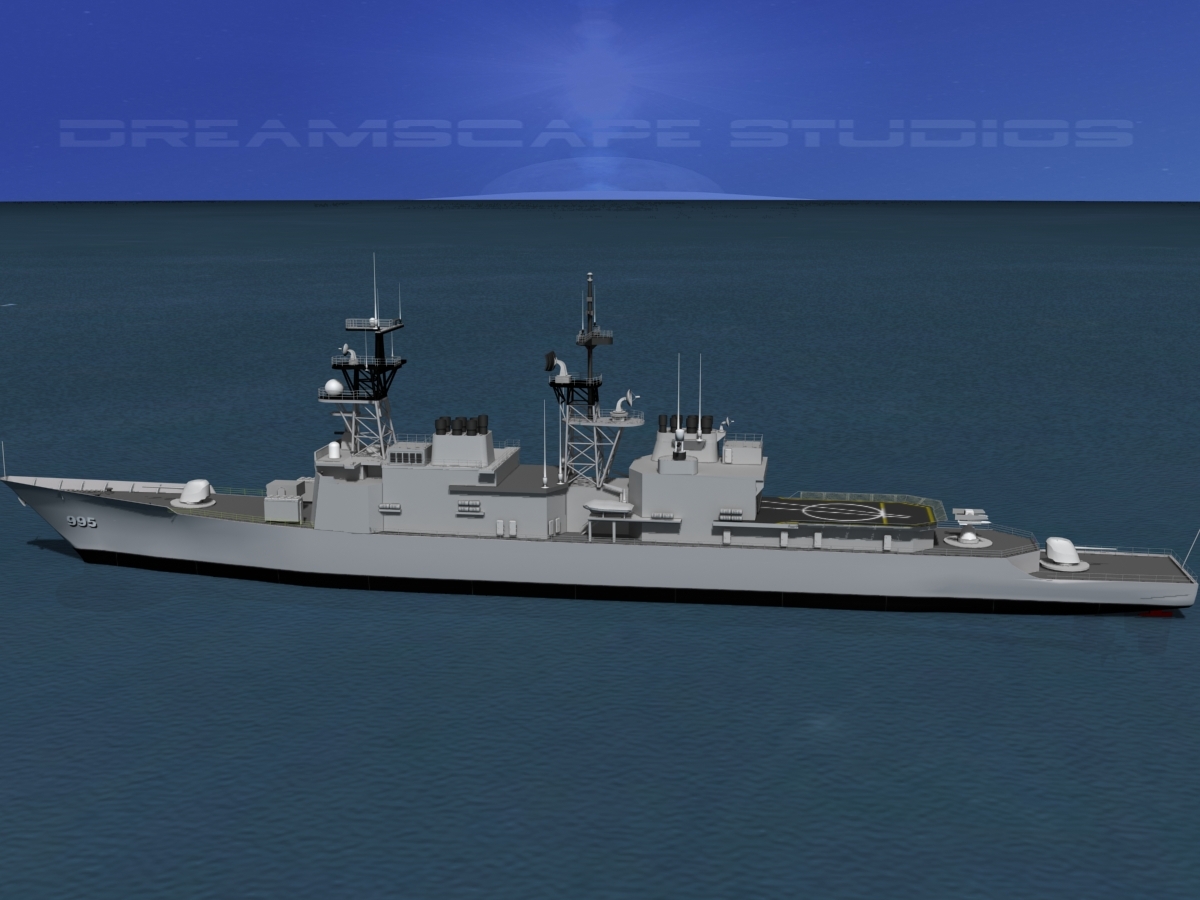 키드 클래스 Destoyer DDG 995 USS Scott 3D 모델 - TurboSquid 906816
