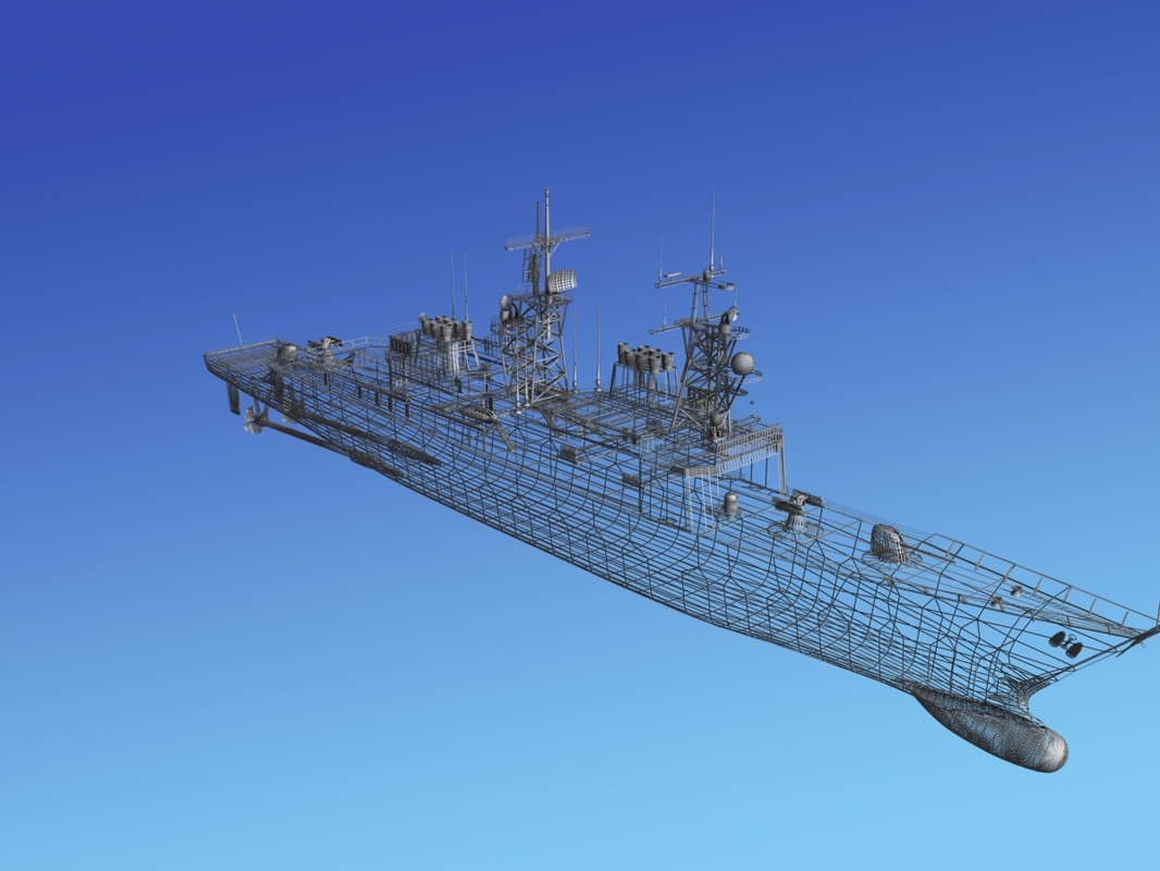 Destroyer Classe Kidd DDG 995 USS Scott Modelo 3D - TurboSquid 906816