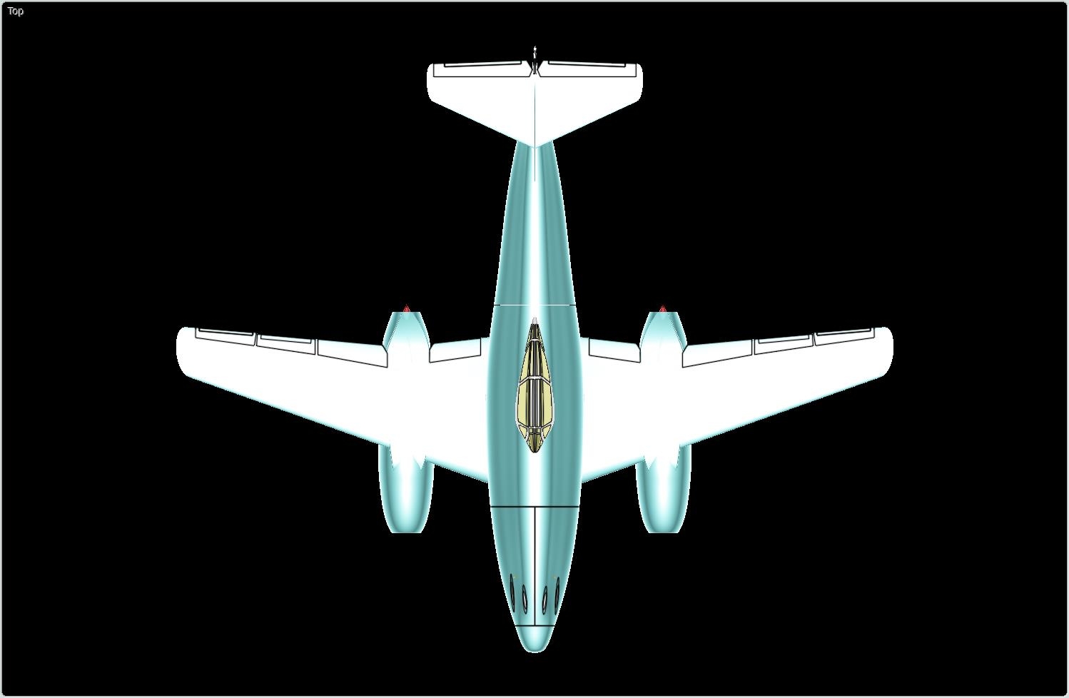 messerschmitt me-262 fighter aircraft 3d model