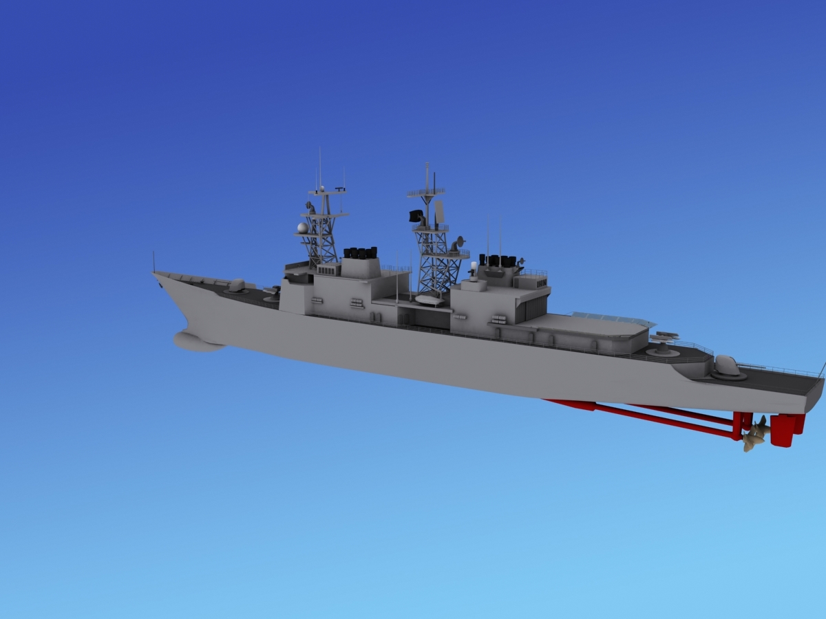 키드 클래스 Destoyer DDG 995 USS Scott 3D 모델 - TurboSquid 906816