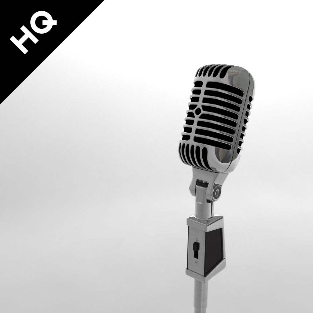 3d model microphone mic micro