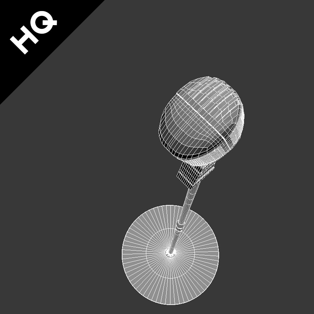 3d model microphone mic micro