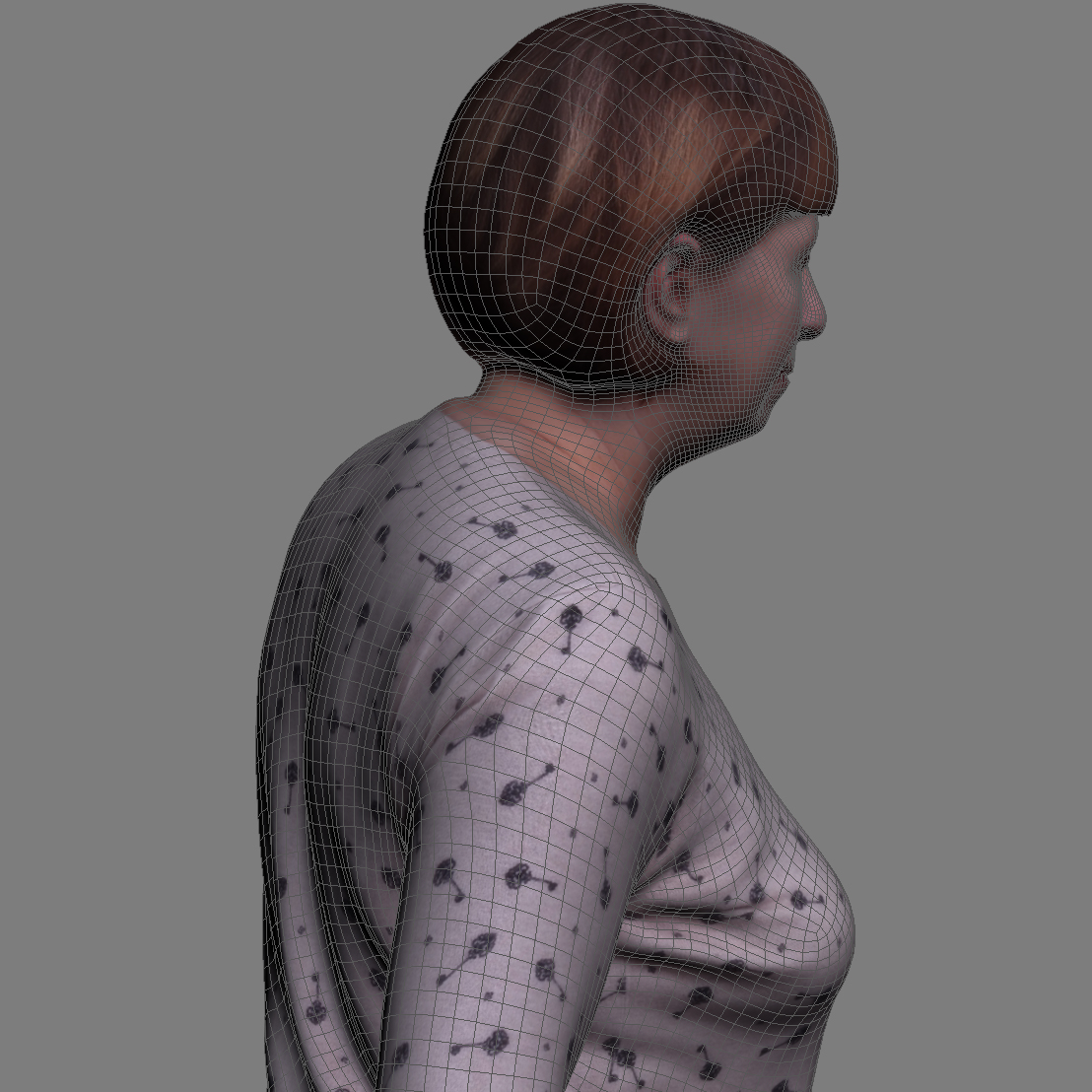 realistic human 3d model