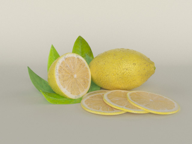 modelo 3d Limón realista - TurboSquid 907253