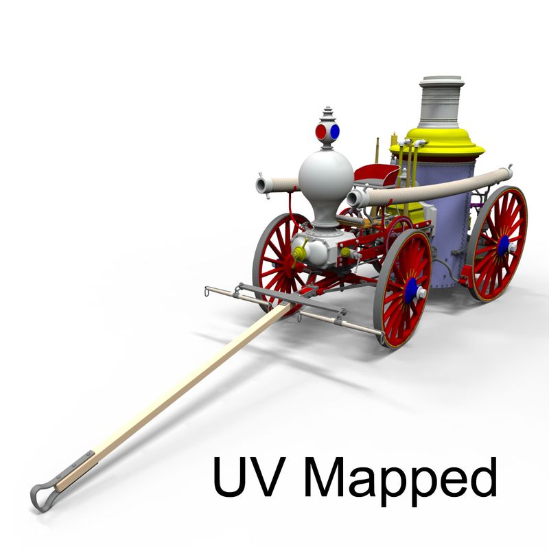 obj steam engine clapp jones